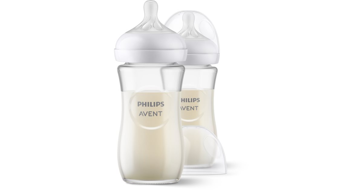 Philips Avent Natural Response Pure Glass babyfles | notino.nl