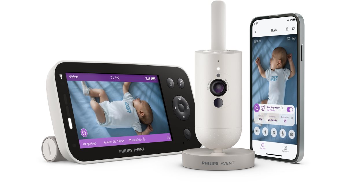Philips Avent Premium Connected SCD971/26 smart video baby monitor ...