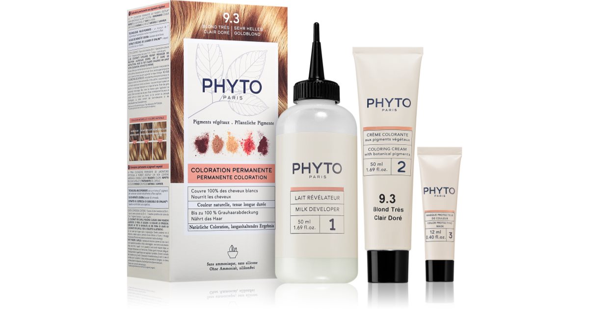 Phyto Color plaukų dažai su augalų ekstraktu | notino.lt