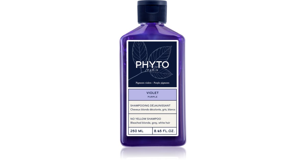 Phyto Violet No Yellow Shampoo Toning Shampoo for blondes and ...