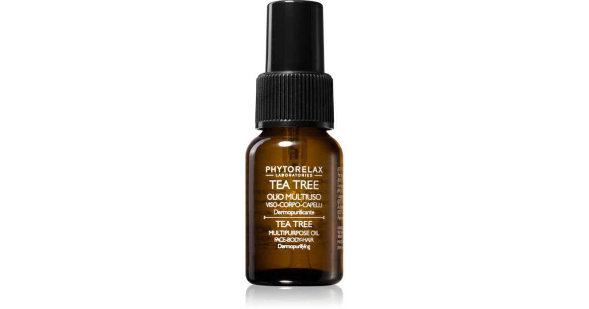Phytorelax Laboratories Tea Tree chá de óleo de árvore para rosto ...