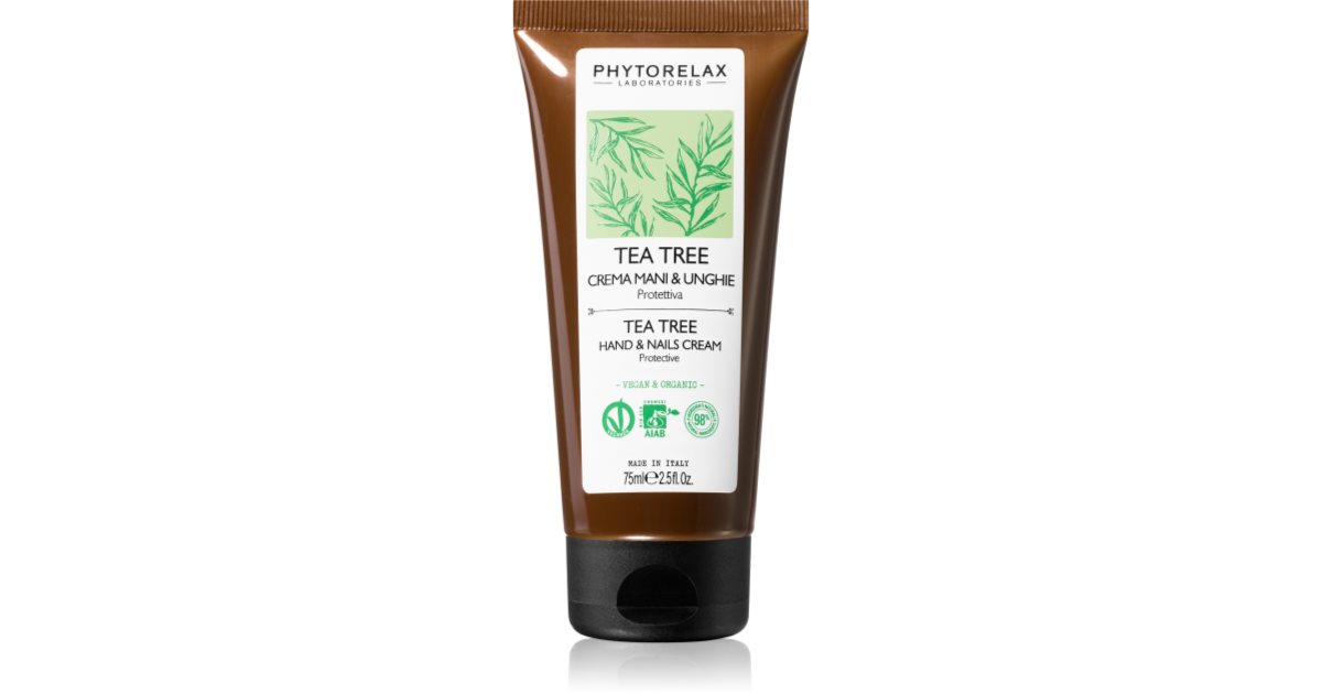 Phytorelax Laboratories Tea Tree crema suavizante para manos y uñas ...