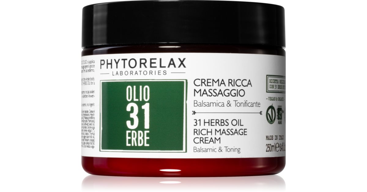 Phytorelax Laboratories 31 Herbs massage cream | notino.co.uk