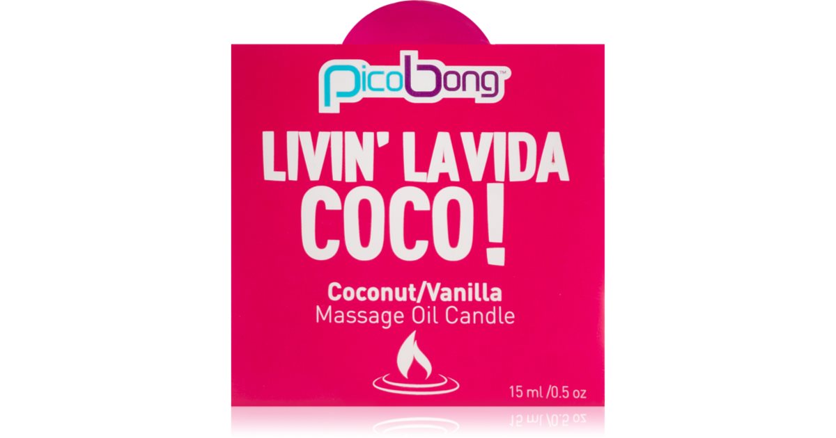 Pico Bong Massage Oil Candle Coconut & Vanilla massage candle | notino ...