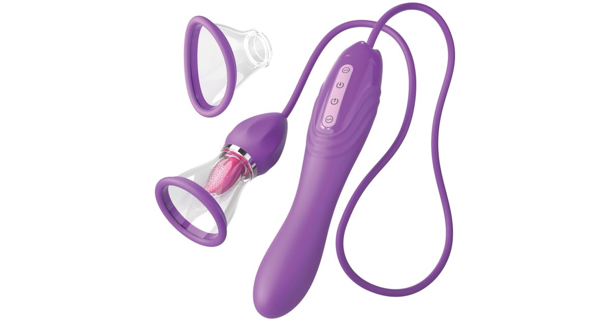 Pipedream Fantasy For Her Ultimate Pleasure Max вибратор със стимулиране на клитора с дозатор ...