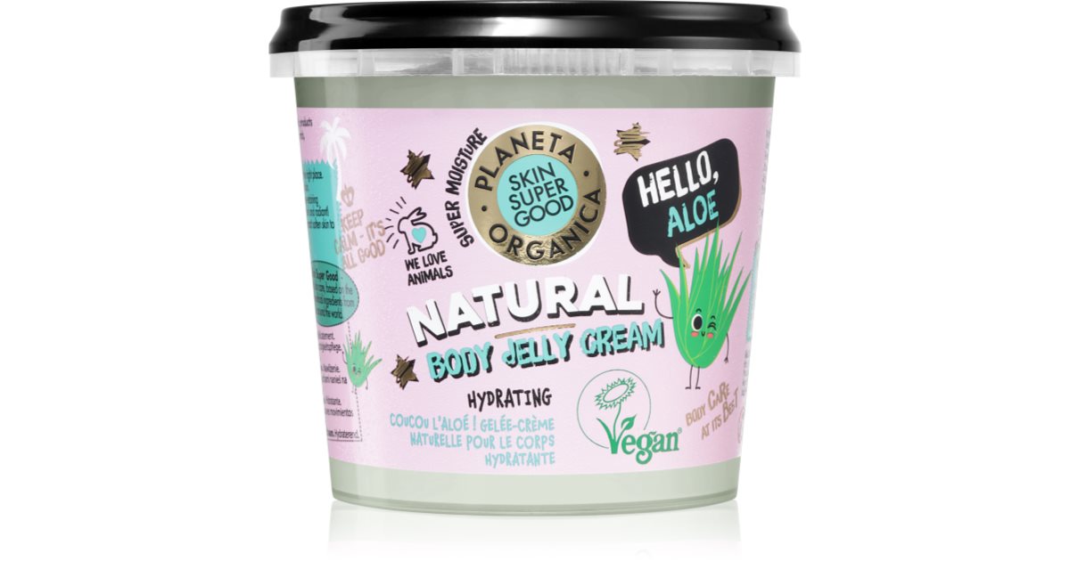 Planeta Organica Hello Aloe crema hidratante con textura de gel para el ...
