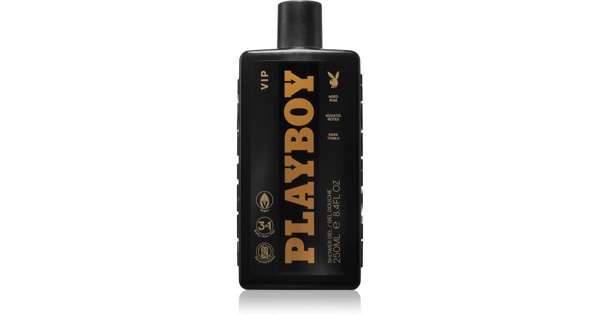 Playboy VIP For Him gel de douche 3 en 1 pour homme | notino.fr