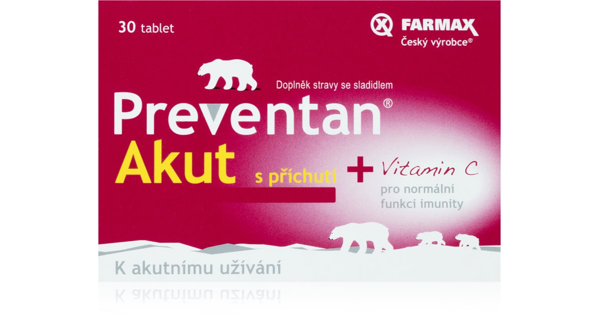 Preventan Akut tablety pro podporu imunitního systému | notino.cz