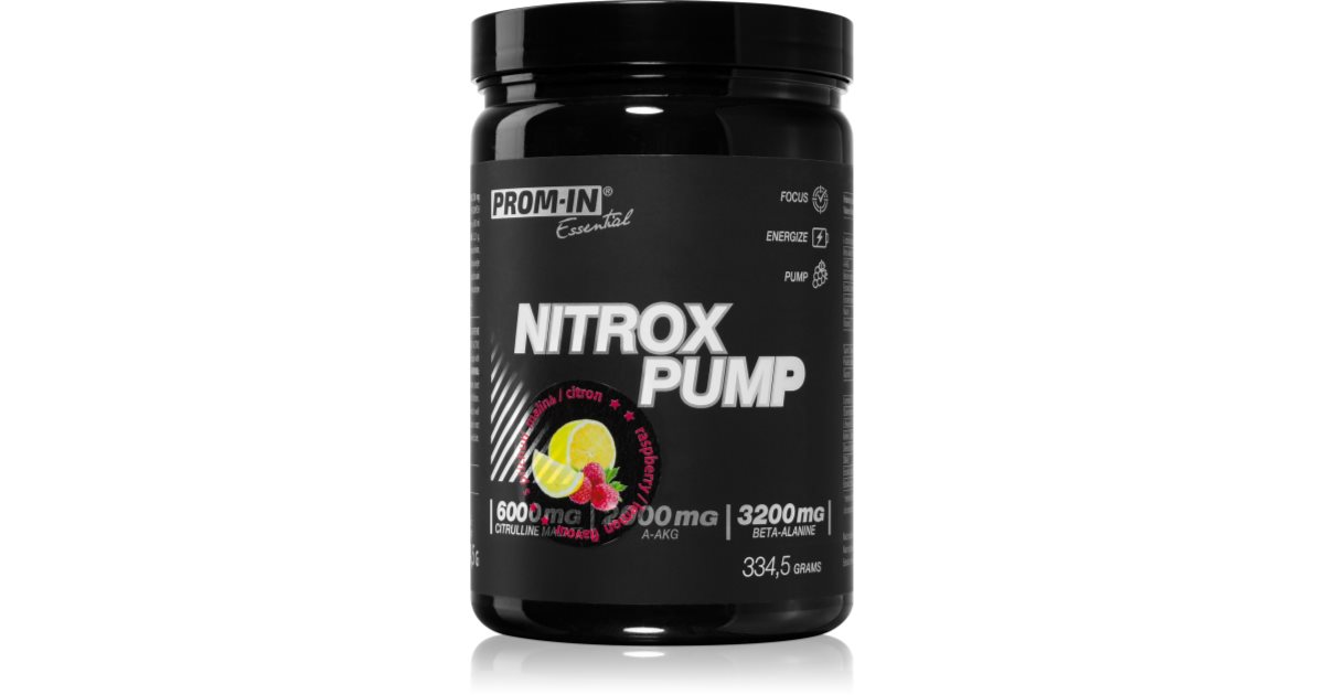Prom-IN Nitrox Pump podpora tvorby svalové hmoty s kofeinem | notino.cz