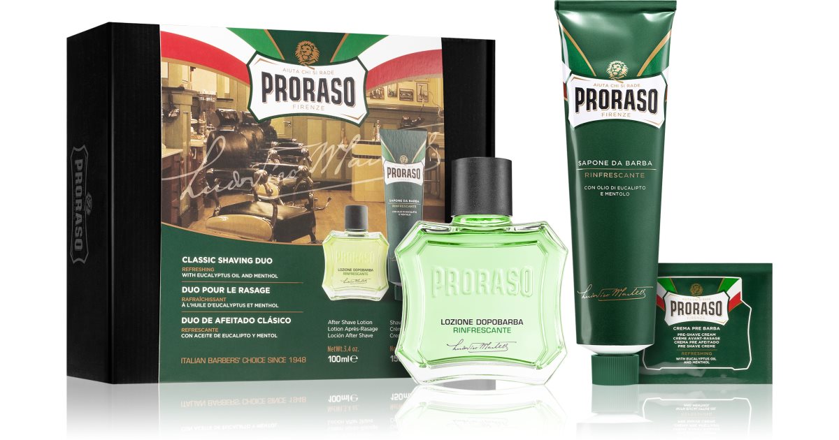 Proraso Set Shaving Duo shaving kit for men Refreshing | notino.co.uk