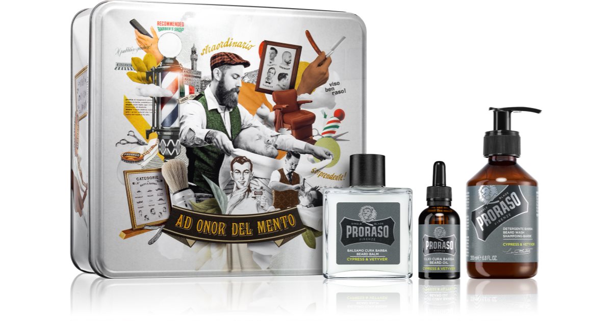 Proraso Set Beard Routine set for beard Cypress and Vetyver | notino.co.uk