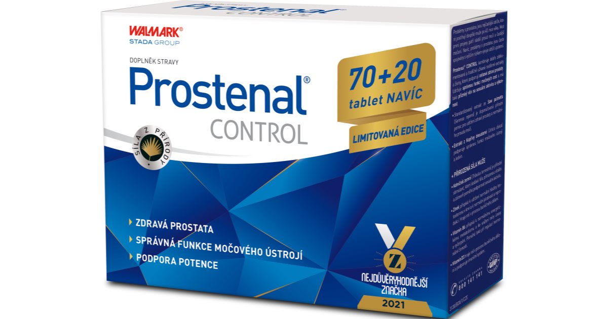 Prostenal Control tabletki dla prawidłowego funkcjonowania prostaty i ...