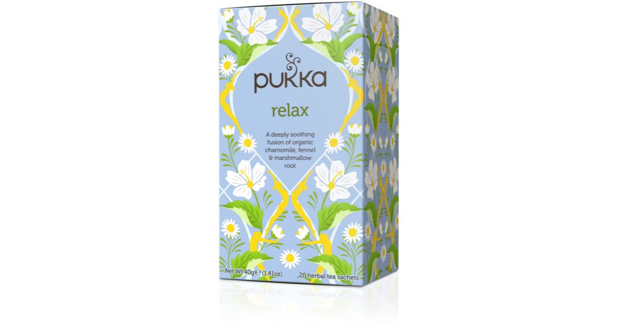PUKKA Relax BIO bylinný čaj se zklidňujícím účinkem | notino.cz