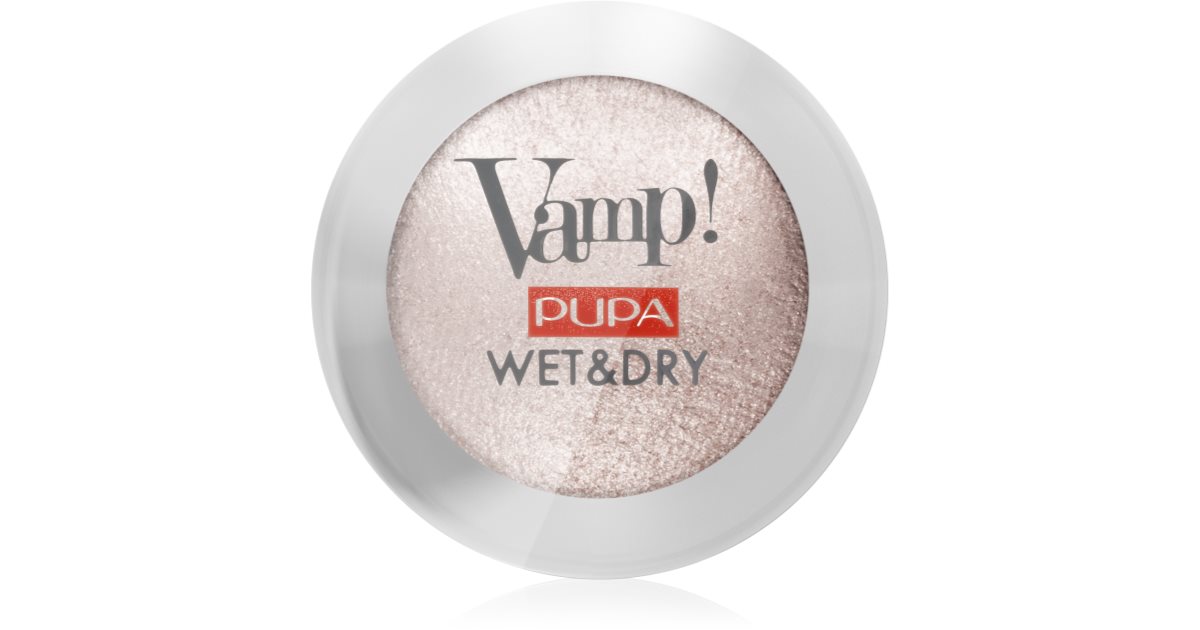 PUPA Milano Vamp! Wet&Dry sombra de olhos para aplicação seca e húmida ...