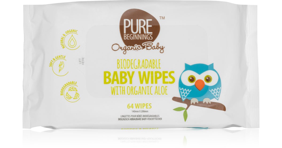 Pure Beginnings Organic Baby våtservetter för barn | notino.se