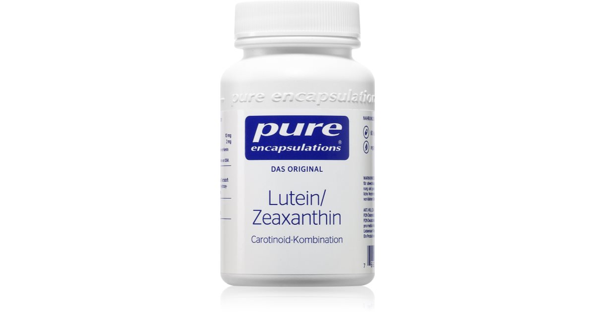 Pure Encapsulations Lutein/Zeaxanthin Kapseln zur Förderung der ...