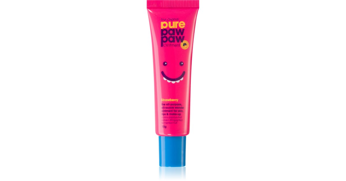 Pure Paw Paw Strawberry moisturising balm for lips and dry areas ...