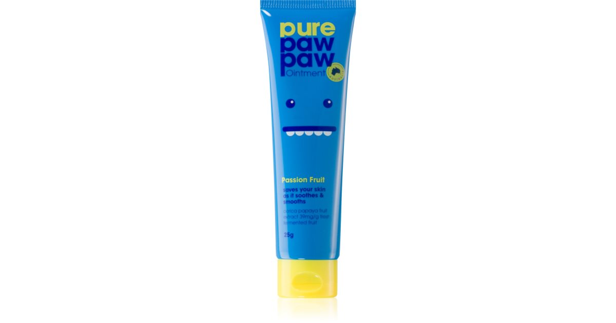 Pure Paw Paw Passion Fruit moisturising balm for lips and dry areas ...