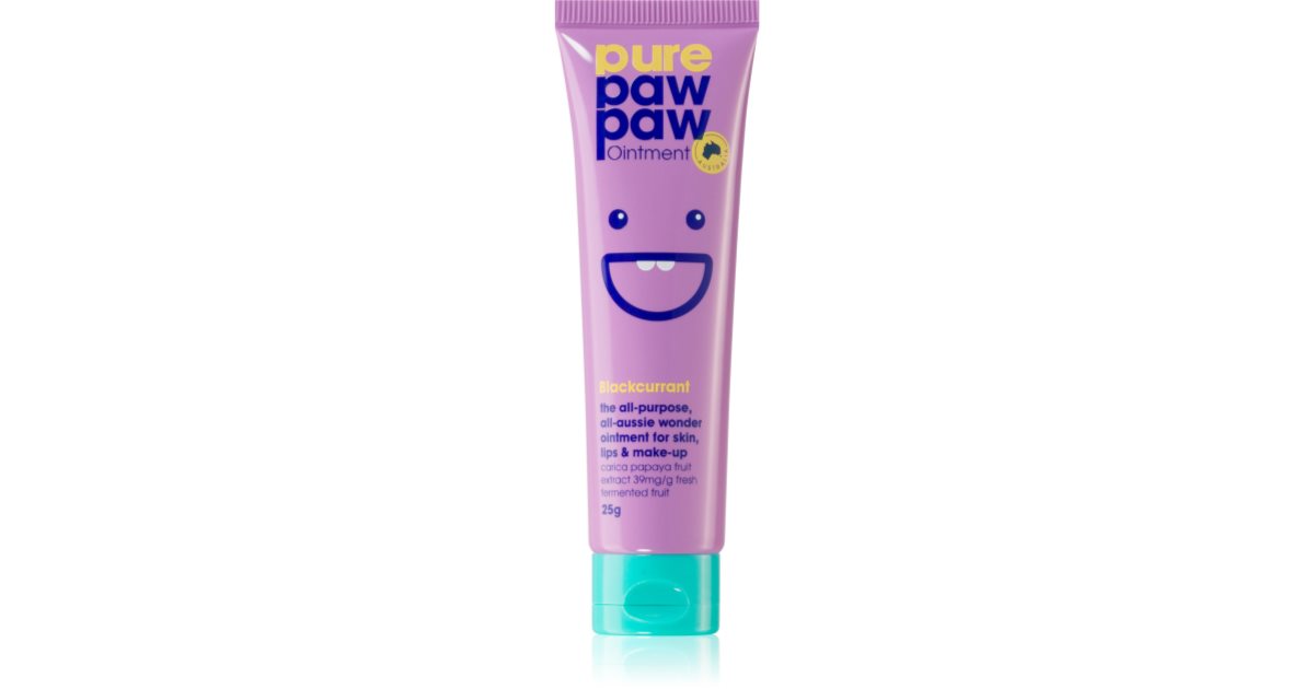 Pure Paw Paw Blackcurrant moisturising balm for lips and dry areas ...