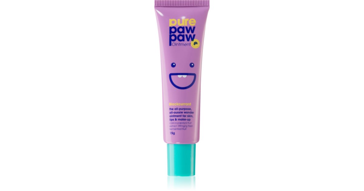 Pure Paw Paw Blackcurrant moisturising balm for lips and dry areas ...