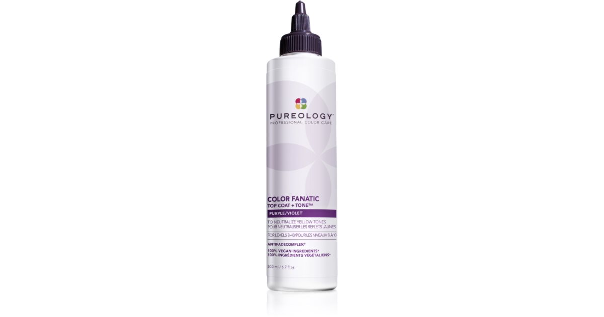Pureology Color Fanatic toner pour neutraliser les teintes jaunes ... Pureology Color Fanatic toner pour neutraliser les teintes jaunes ...