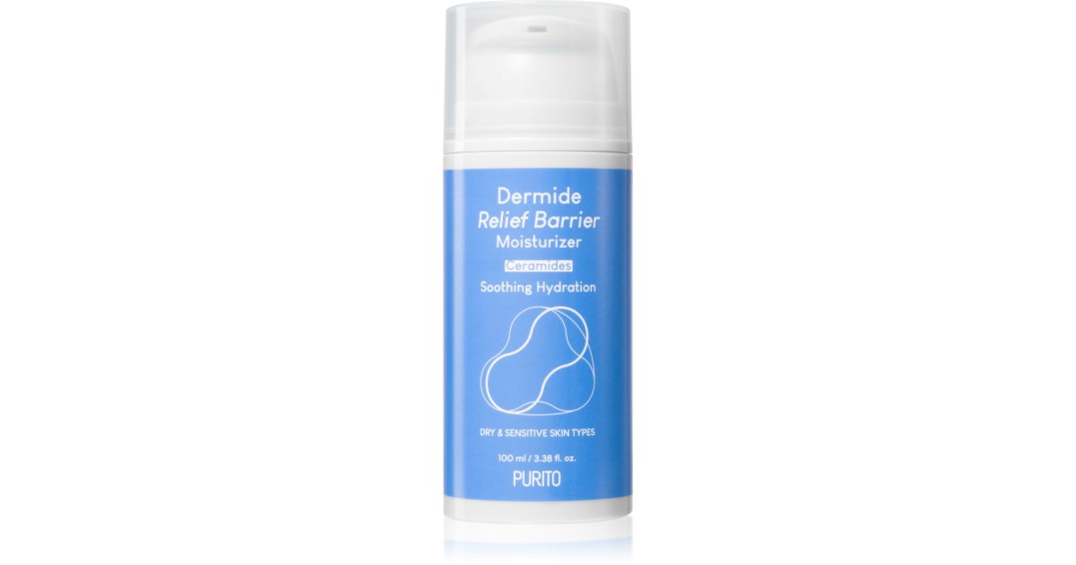 Purito Dermide Relief Barrier crème apaisante visage pour peaux sèches ...