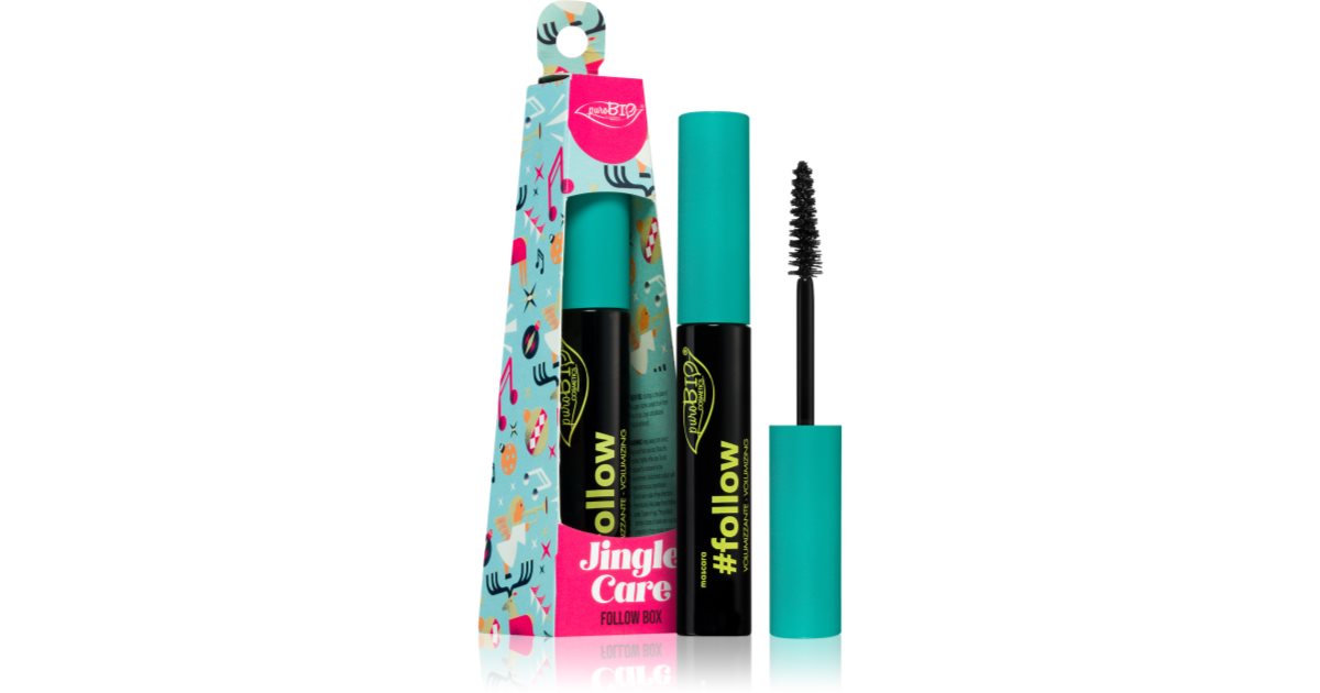 puroBIO Cosmetics Jingle Care Follow Box máscara de pestañas para dar ...