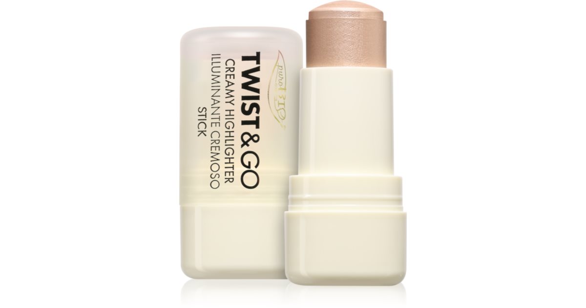 puroBIO Cosmetics Twist&Go creme iluminador em stick | notino.pt