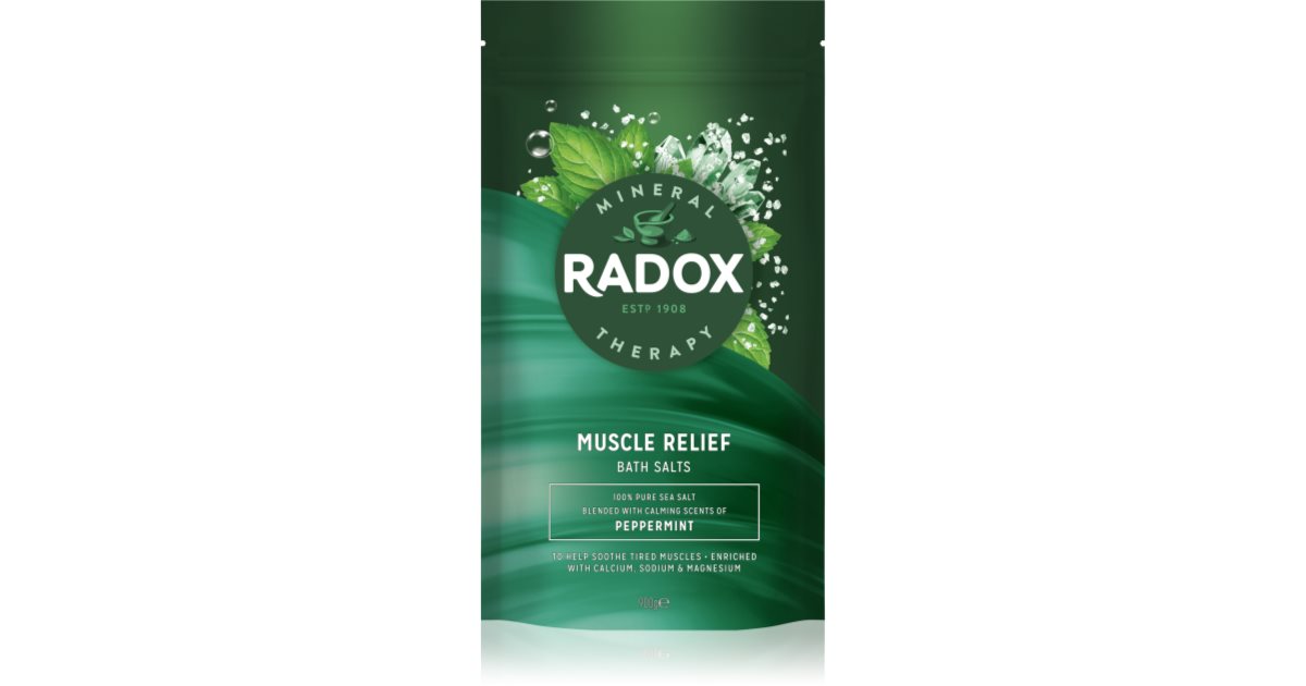 Radox Muscle Relax relaxační sůl do koupele recenze | notino.cz