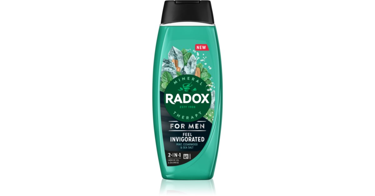 Radox Feel Invigorated Body Wash for Men 2-in-1 | notino.ie