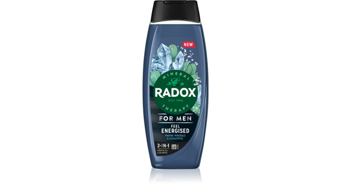 Radox Feel Energised gel de douche pour homme 2 en 1 | notino.fr