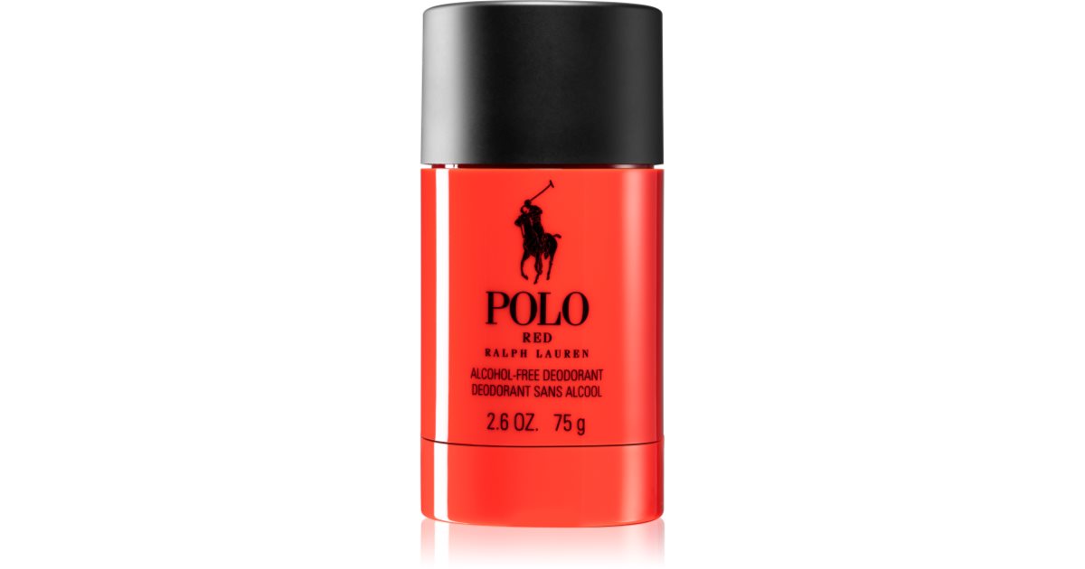 Ralph Lauren Polo Red deodorant stick without alcohol for men | notino ...