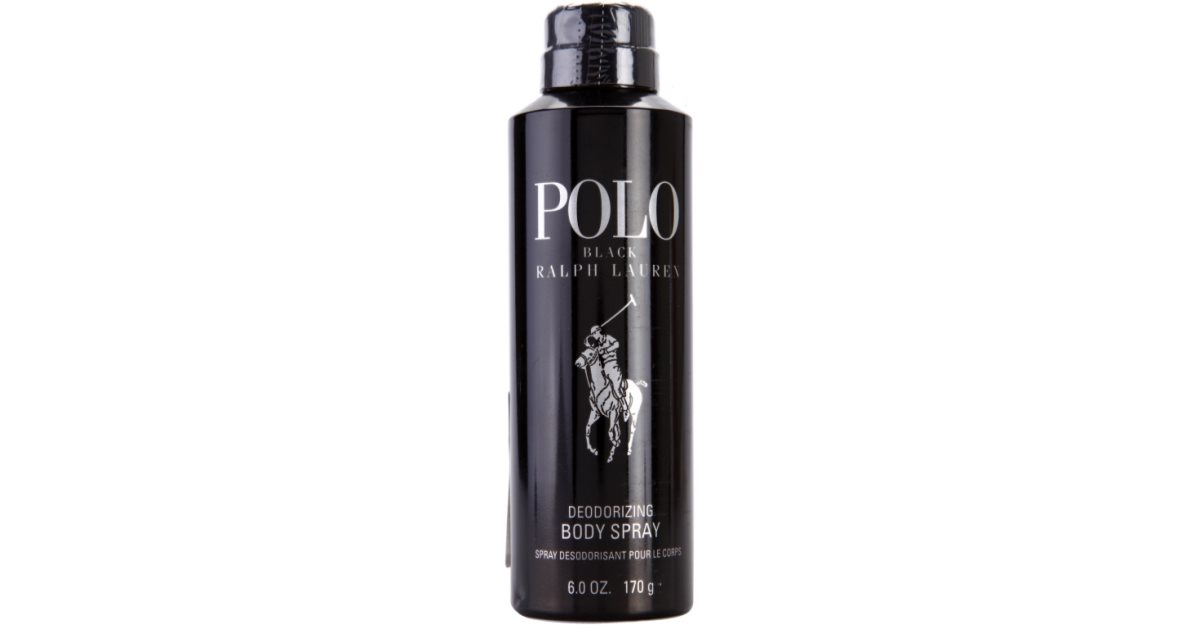 Ralph Lauren Polo Black desodorante en spray para hombre 170 g | notino.es