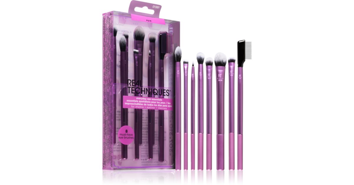 Real Techniques Everyday Essentials brush set for the eye area | notino ...
