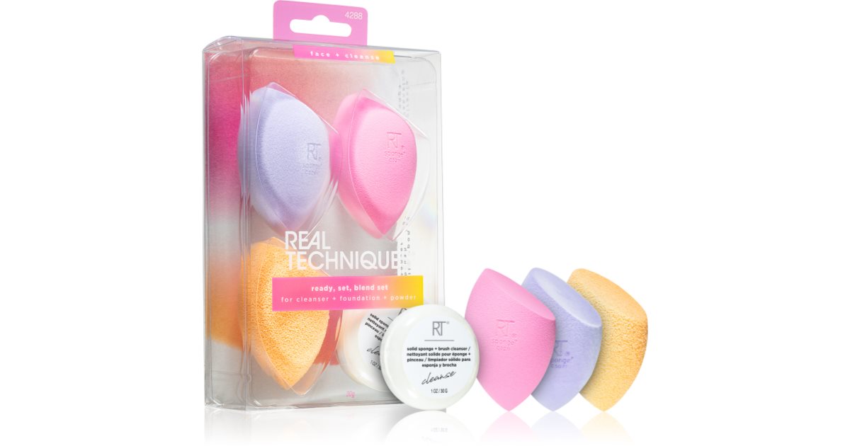 Real Techniques Chroma Ready, Set, Blend комплект апликатори | notino.bg