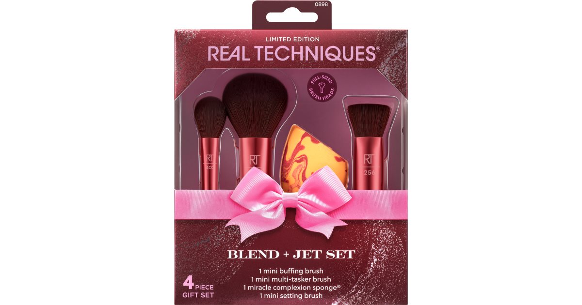 Real Techniques Blend + Jet Set Gift Set for the face | notino.ie