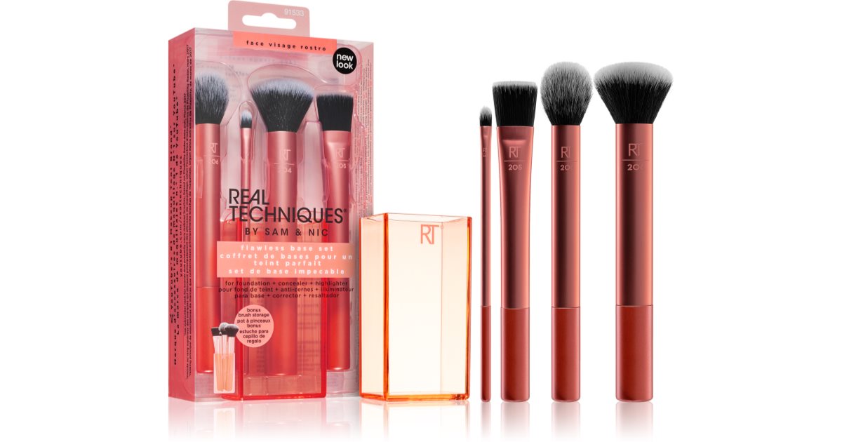 Real Techniques Flawless Base Set zestaw pędzli