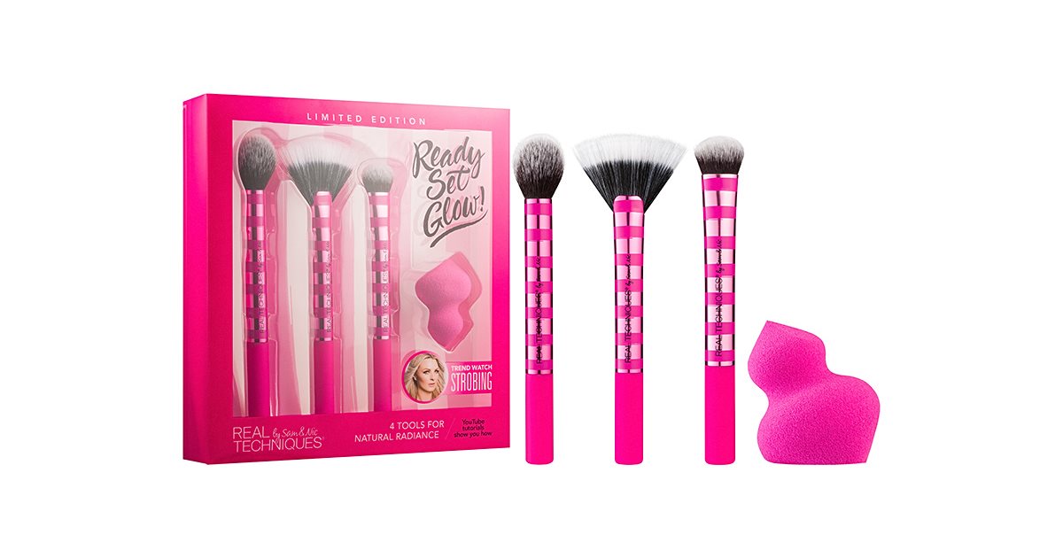 Real Techniques Ready Set Glow coffret cosmétique I. | notino.be