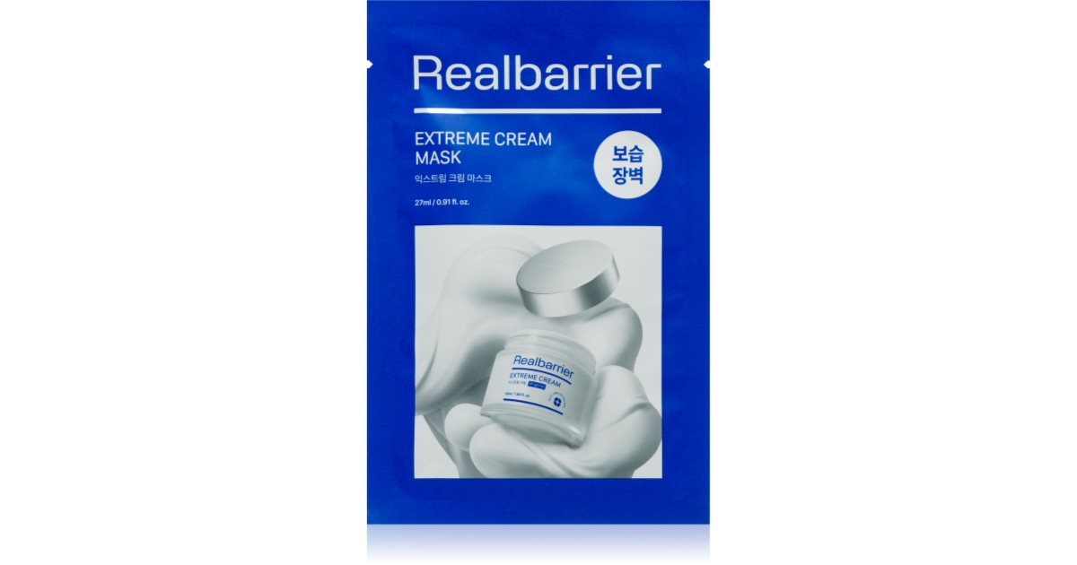 Real Barrier Extreme Cream Mask Calming Face Sheet Mask for intensive ...