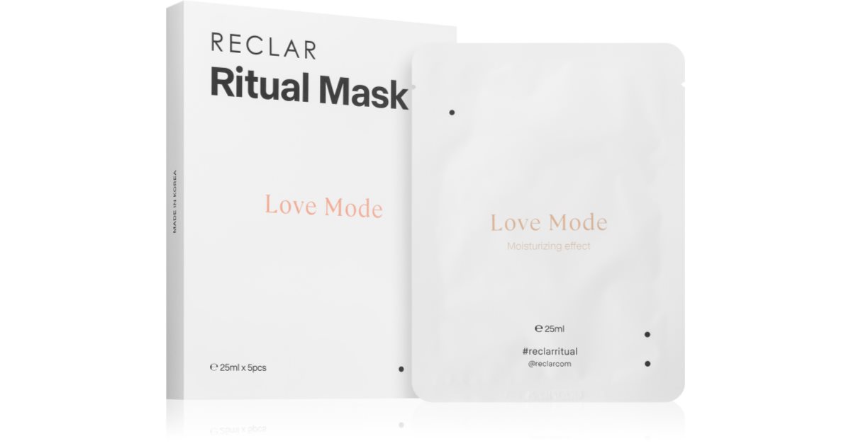 RECLAR Ritual Mask Love Mode Maschera viso monouso per tutti i tipi di ...