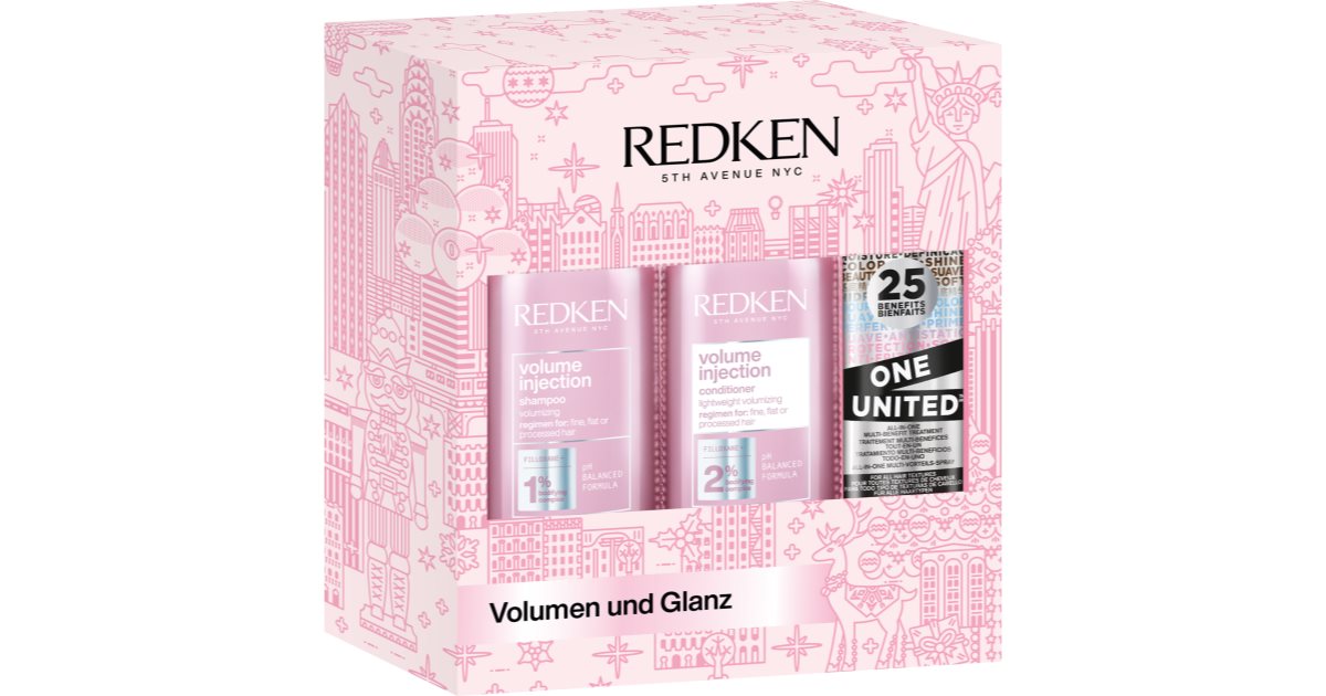 Redken Volume Injection coffret (para dar volume ao cabelo) | notino.pt