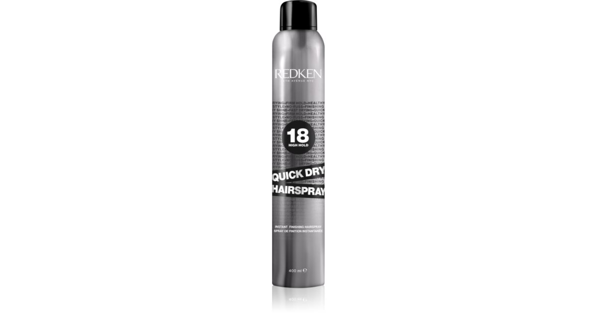 Redken Quick Dry strong-hold hairspray | notino.co.uk