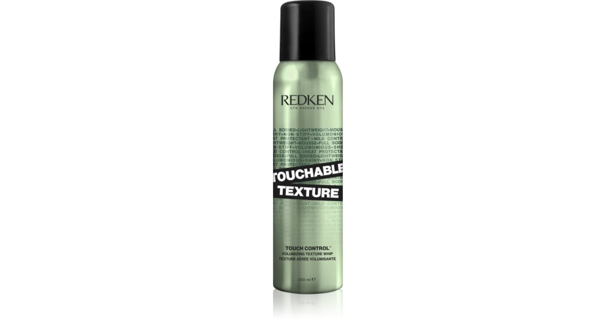 Redken Touchable Texture styling mousse for hairstyle definition and ...