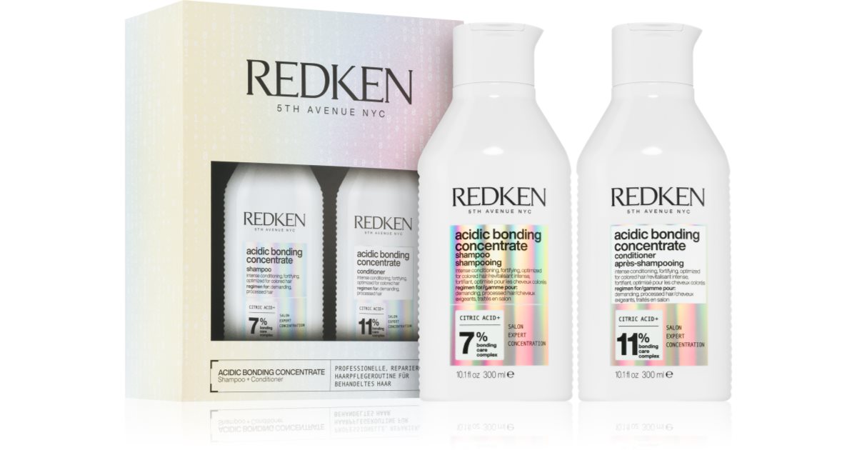 Redken Acidic Bonding Concentrate gift set (for hair strengthening ...