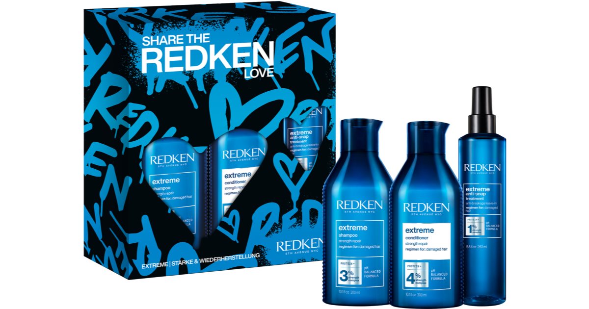 Redken Extreme gift set (for smoothing and restoring damaged hair ...