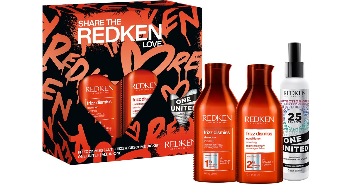 Redken Frizz Dismiss Gift Set voor Onhandelbaar en Pluizig Haar | notino.nl