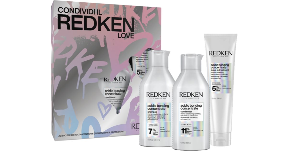 Redken Acidic Bonding Concentrate coffret cadeau (effet régénérant ...