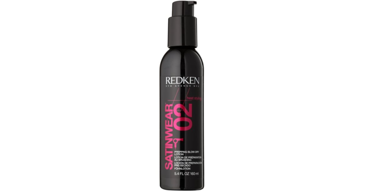 Redken Heat Styling Satinwear 02 Protecting Milk For Heat Hairstyling ...