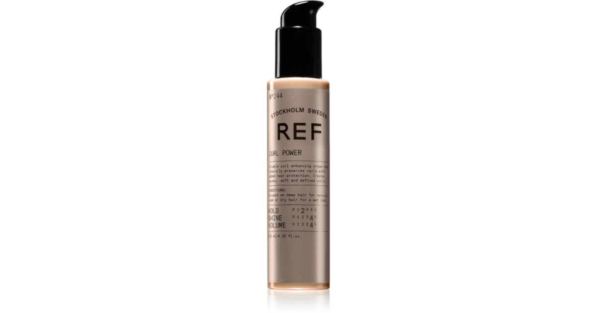 REF Curl Power Hair Cream for flexibility of waves | notino.ie
