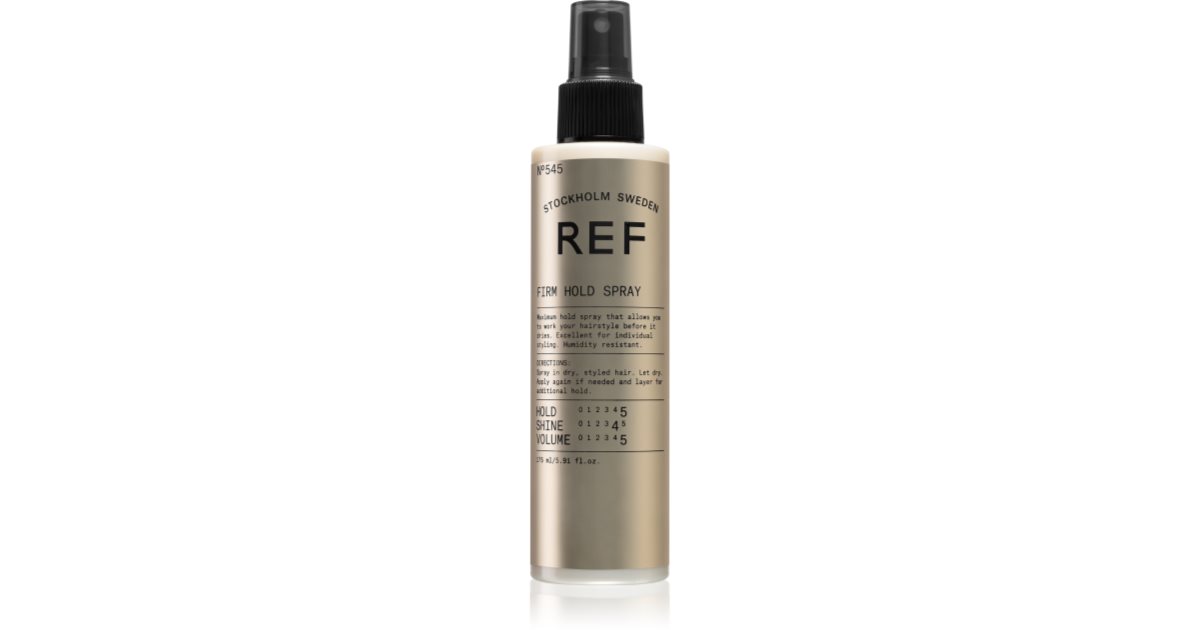 REF Firm Hold Spray N°545 strong-hold hairspray without aerosol ...